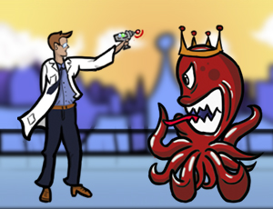 Play Scientist vs Aliens game online on Abcya4.net