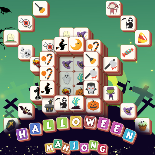Play Halloween Mahjong Tiles game online on Abcya4.net
