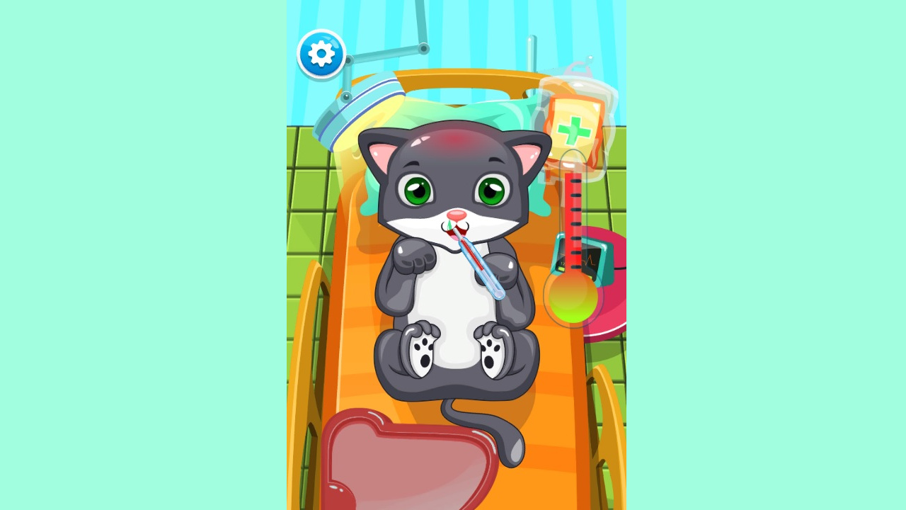 Play Cat Doctor game online on Abcya4.net