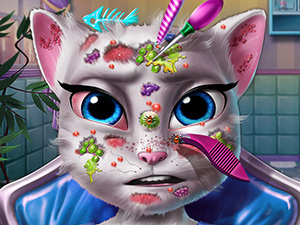 Play Angela Skin Doctor game online on Abcya4.net