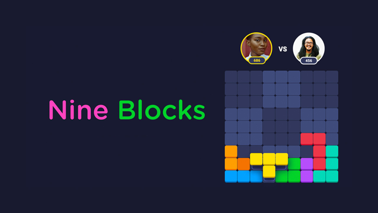 Play Nine Blocks: Block Puzzle Game game online on Abcya4.net