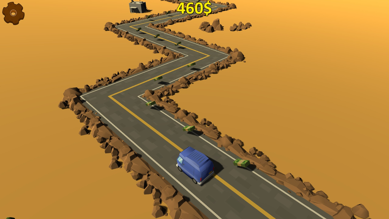 Play Zigzag Highway game online on Abcya4.net