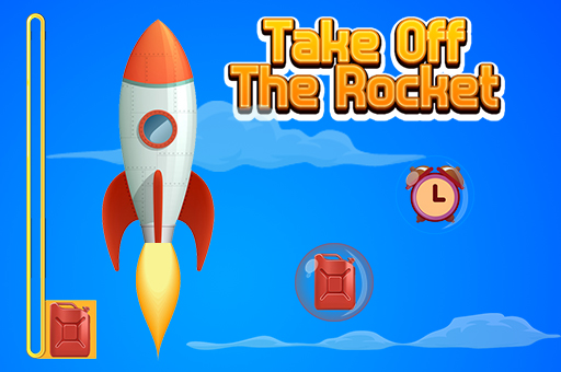 Play Take Off The Rocket and Collect The Coins game online on Abcya4.net