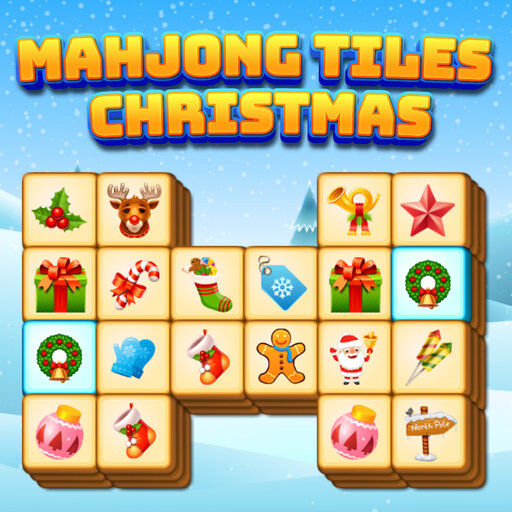Play Mahjong Tiles Christmas game online on Abcya4.net