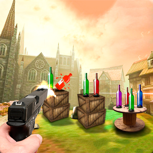 Play Bootle Target Shooting 3D game online on Abcya4.net
