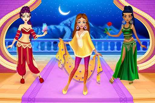 Play Arabian Princess Dress Up Game game online on Abcya4.net