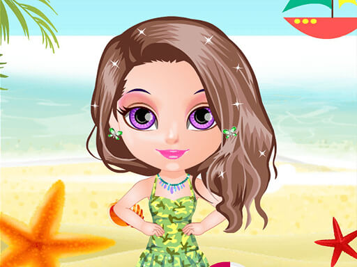 Play Beach Dress Up game online on Abcya4.net