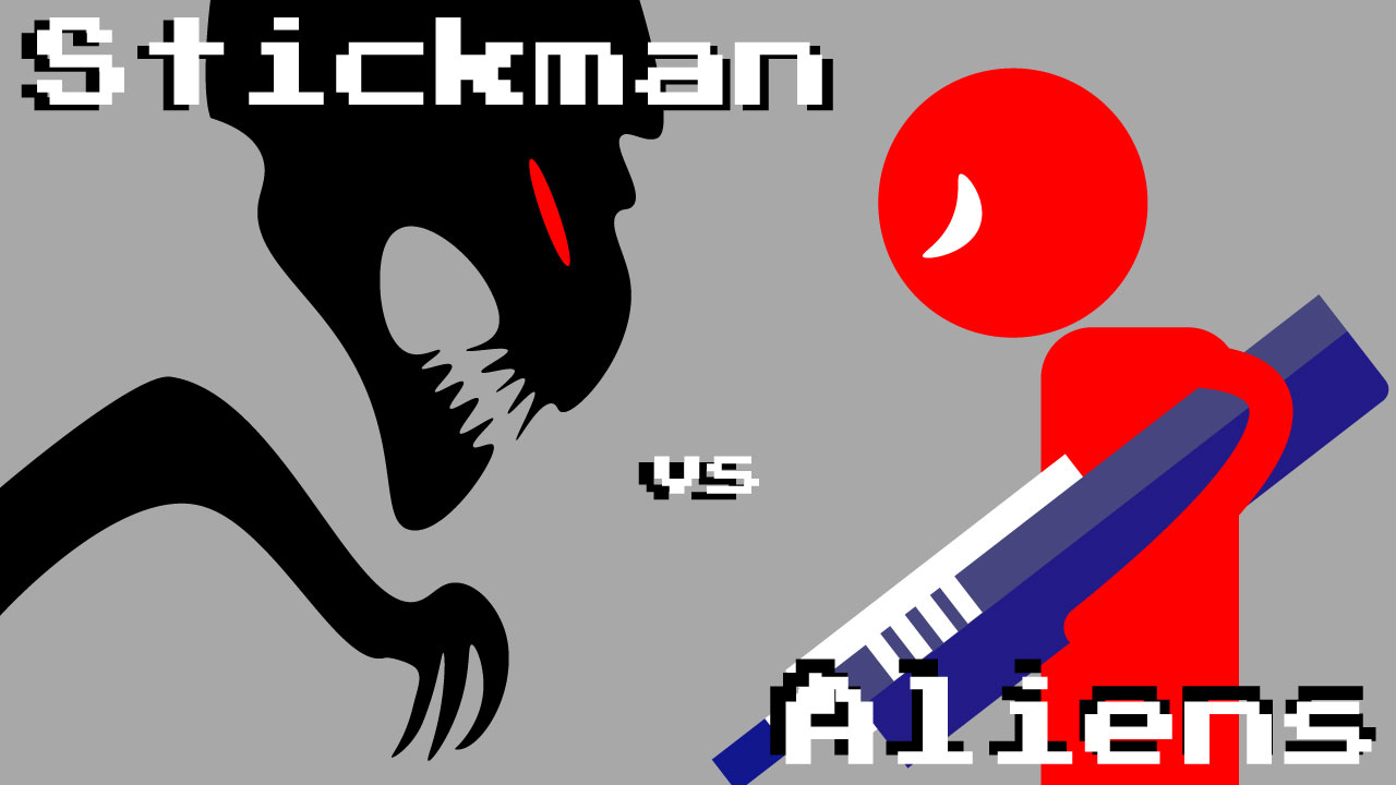 Play Stickman vs Aliens game online on Abcya4.net