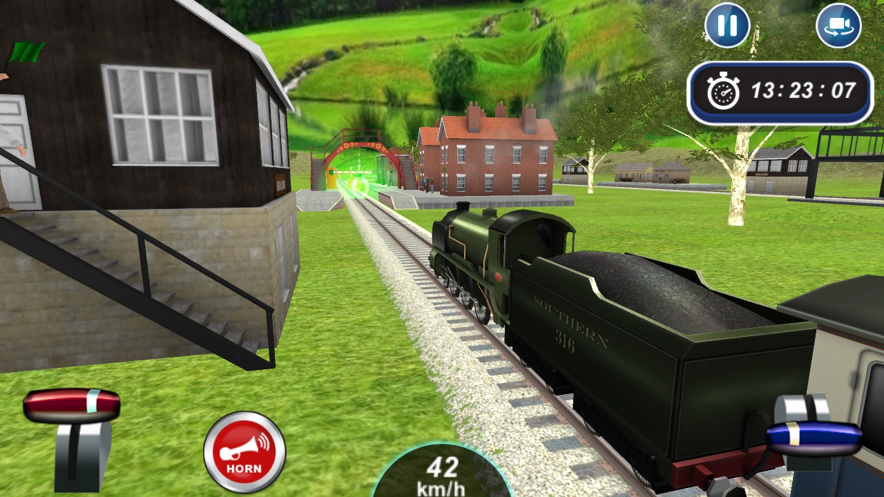 Play Train Simulator game online on Abcya4.net