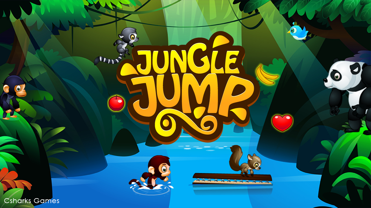 Play Jungle Jump game online on Abcya4.net