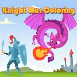 Play Knight War Coloring game online on Abcya4.net