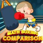 Play Math Boxing Comparison game online on Abcya4.net